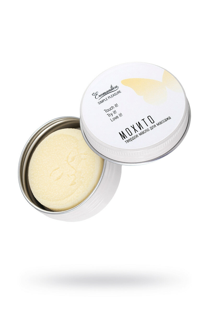 Твердое масло для массажа Eromantica Мохито, 20 г (УТ-00002221k)