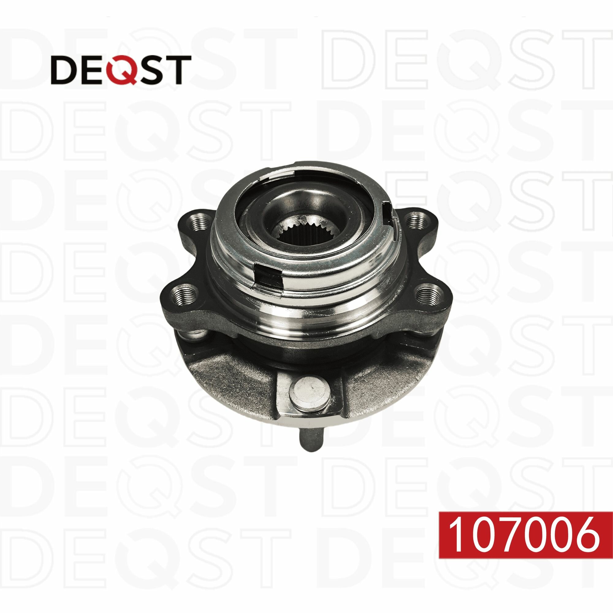 Ступица с подшипником в сборе Deqst 107006 передняя Infiniti FX35 (2008-2013)