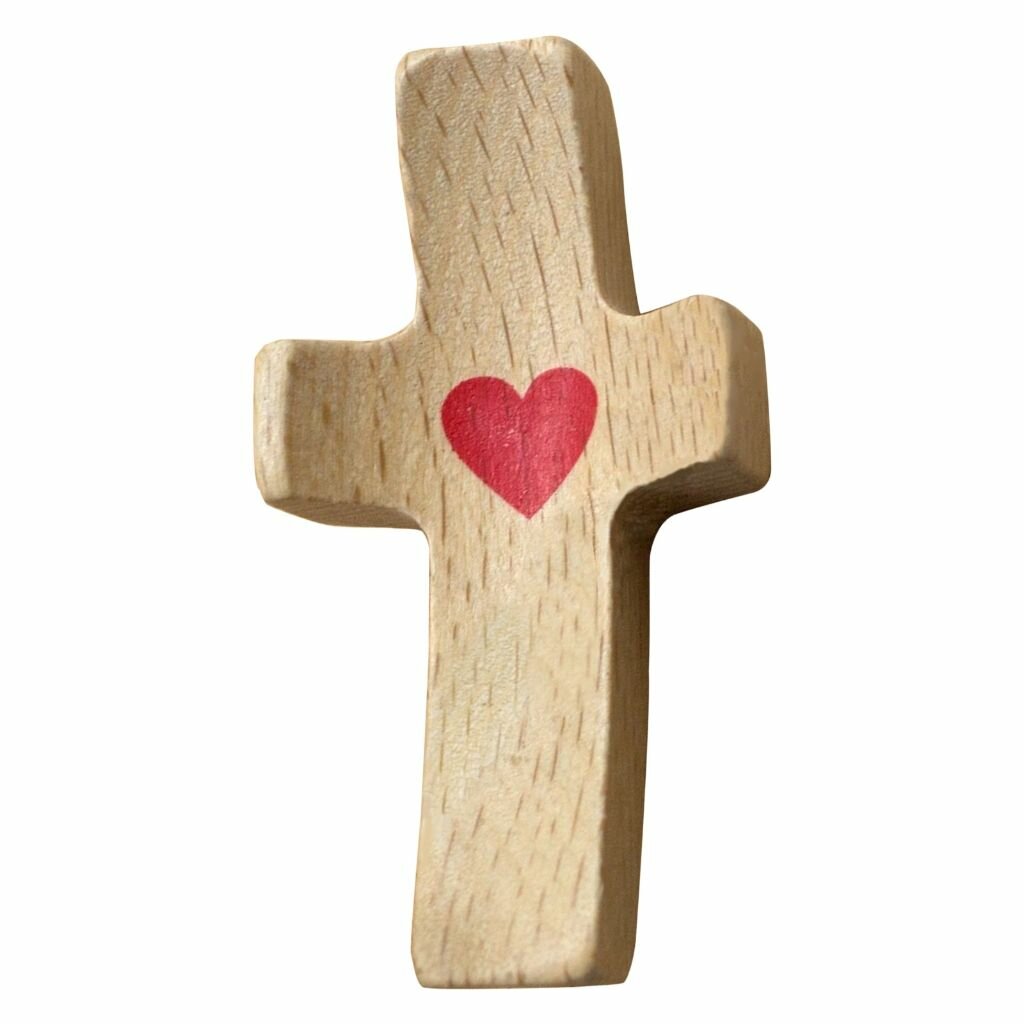 Пасхальные подарки с крестом, небольшие подарки для друзей, снимающие беспокойство (бук)-красный