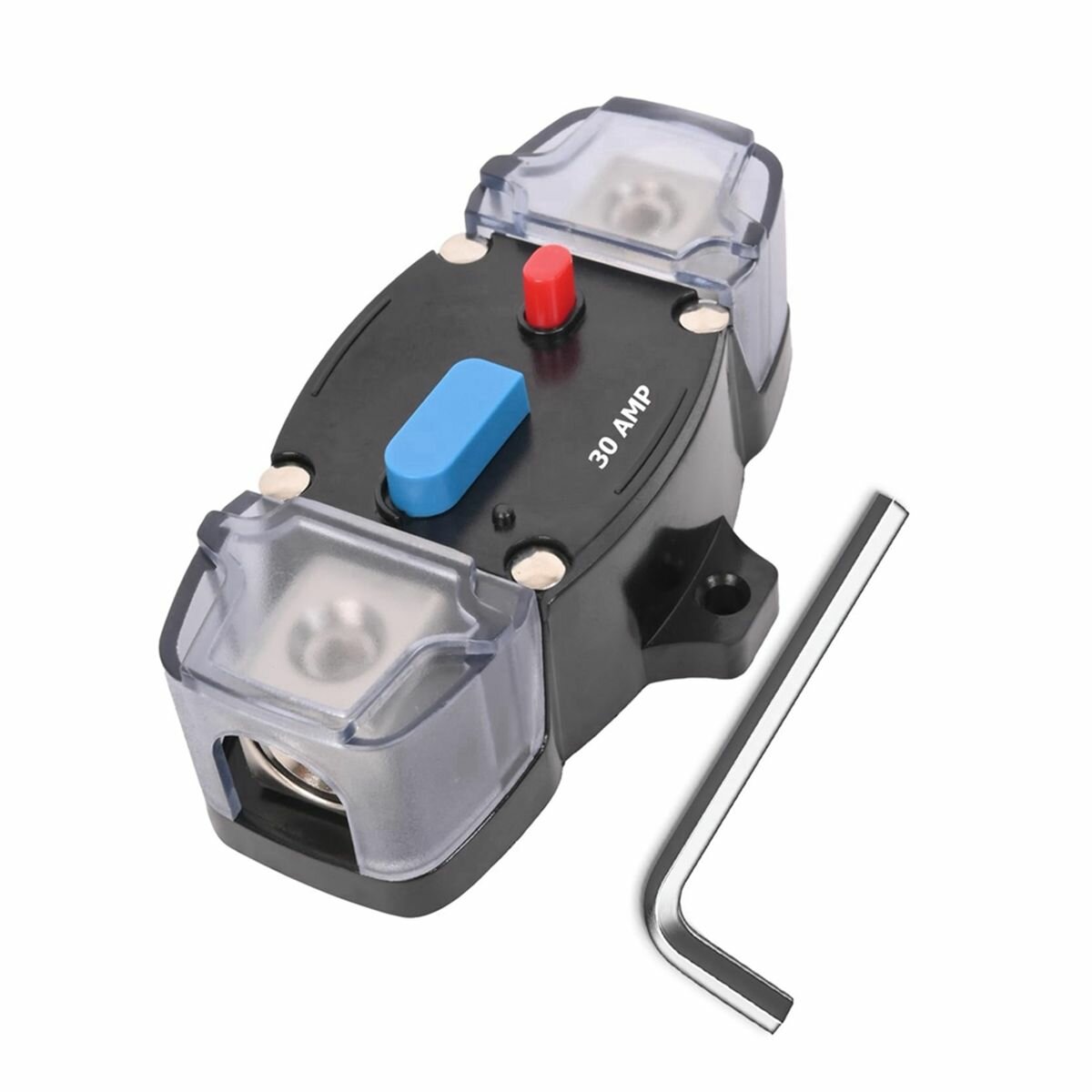 Автоматический выключатель на 30 А, автоматический выключатель с функцией сброса, с кнопкой ручного сброса