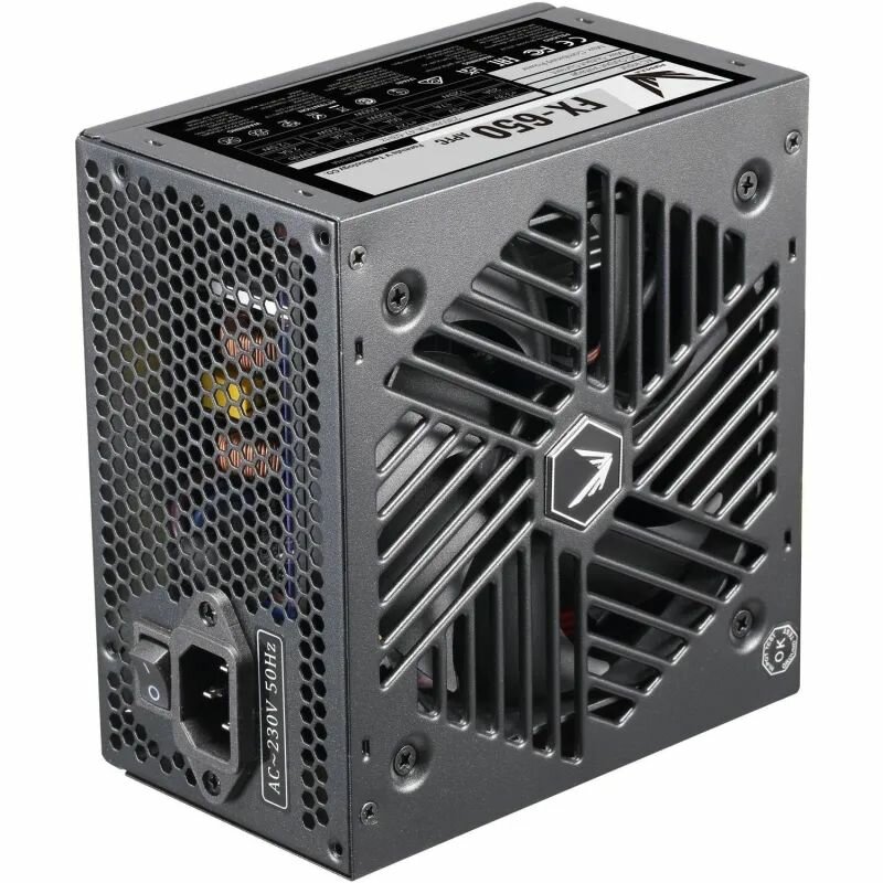 Блок питания Formula ATX 650W FX-650 (20+4pin) APFC 120/fan 5xSATA RTL
