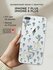 Чехол на Apple iPhone 7 Plus / Айфон 7 Плюс с принтом "Gentle cats", прозрачный
