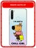 Чехол на Xiaomi Redmi Note 8T / Сяоми Редми Нот 8Т с принтом "Just a chill girl ...