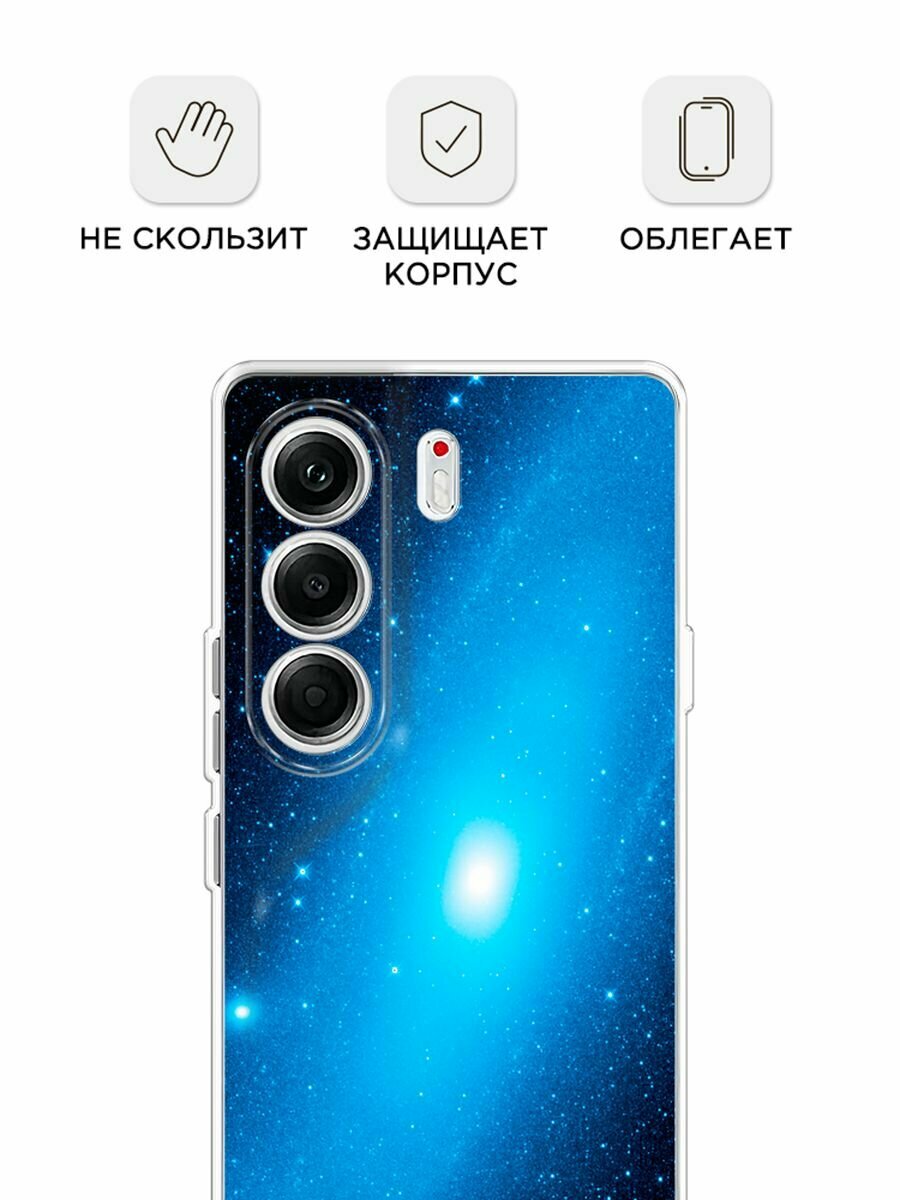 Чехол на Tecno Camon 40 Pro / Текно Камон 40 Про с принтом "Космос 1" — фото 1