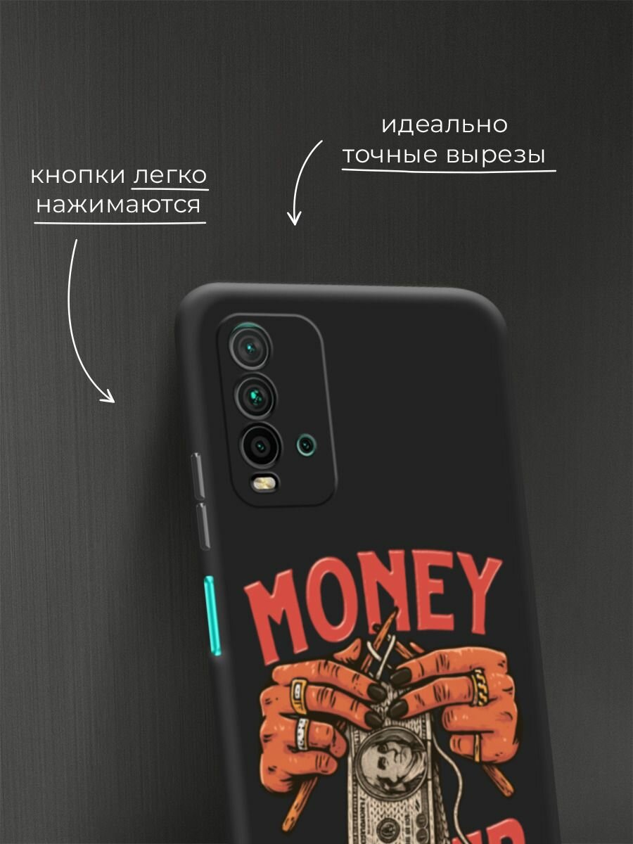 Чехол на Xiaomi Redmi 9T / Редми 9Т с принтом "Money maker 2" — фото 1