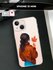 Чехол на Apple iPhone 13 mini / Айфон 13 мини с принтом "Девушка с опавшим листо...