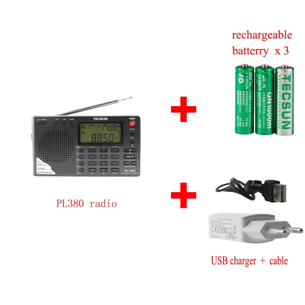 Tecsun PL-380 Портативное радио