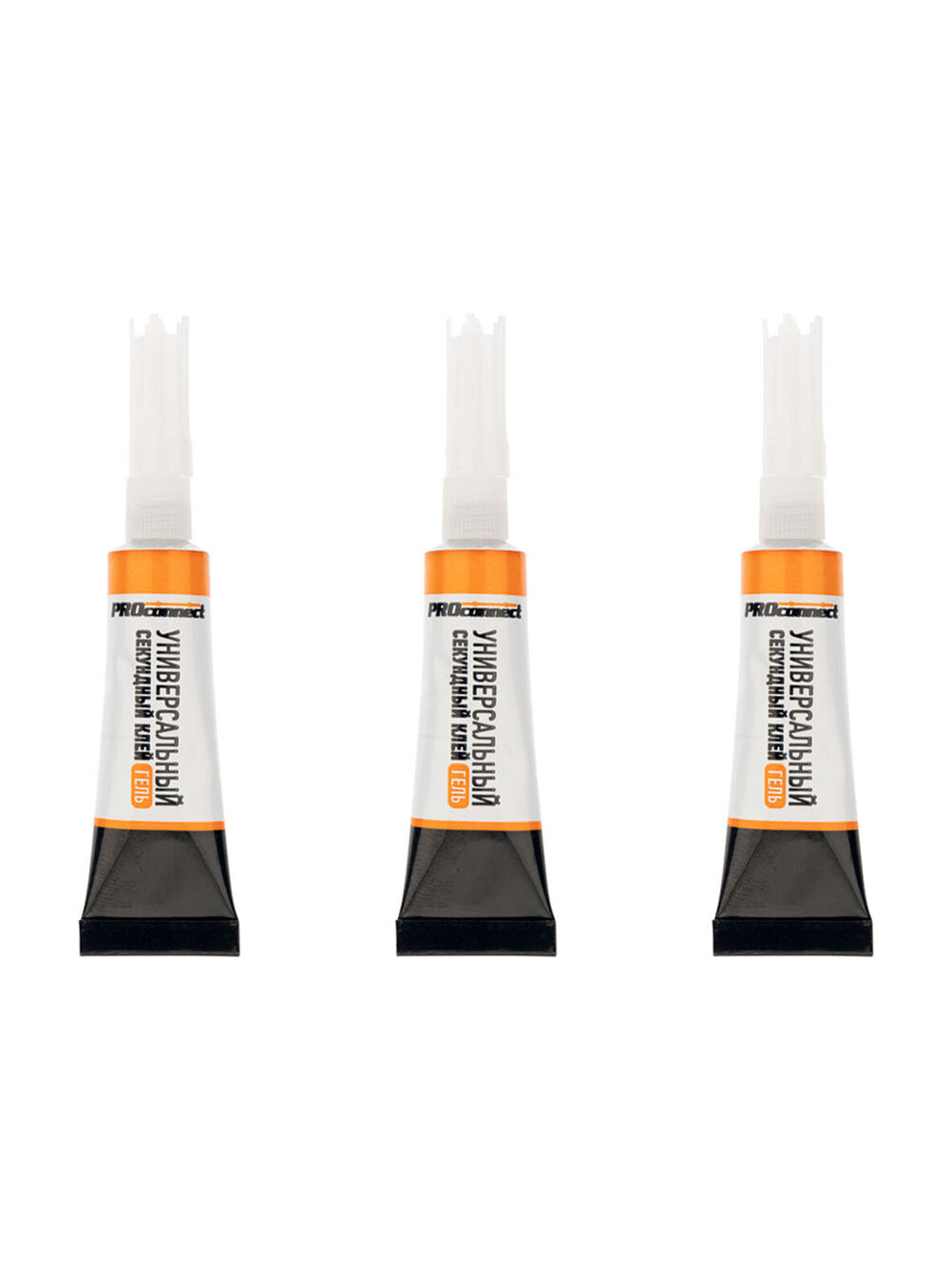 Клей-гель секундный прозрачный 3 г на блистере (3 шт.)