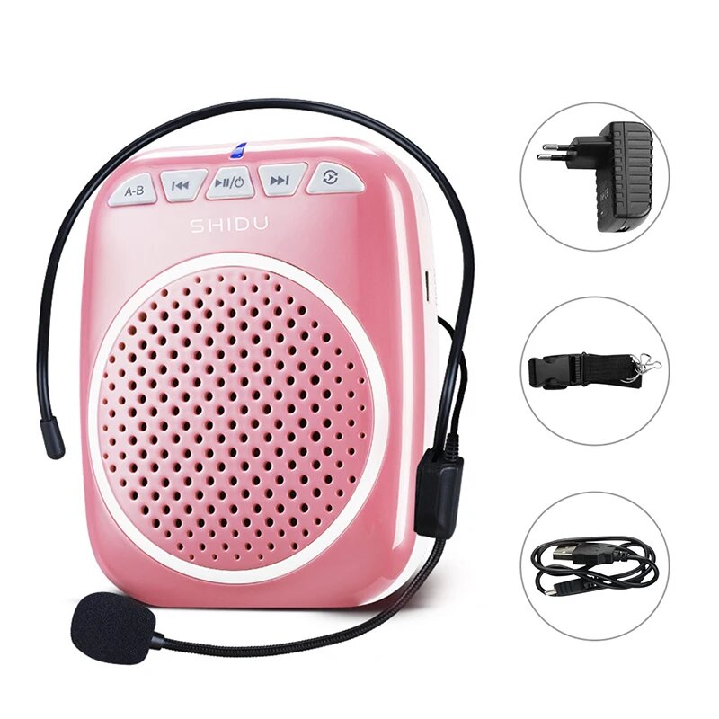 SHIDU усилитель голоса S308 Rose Gold, EU Plug