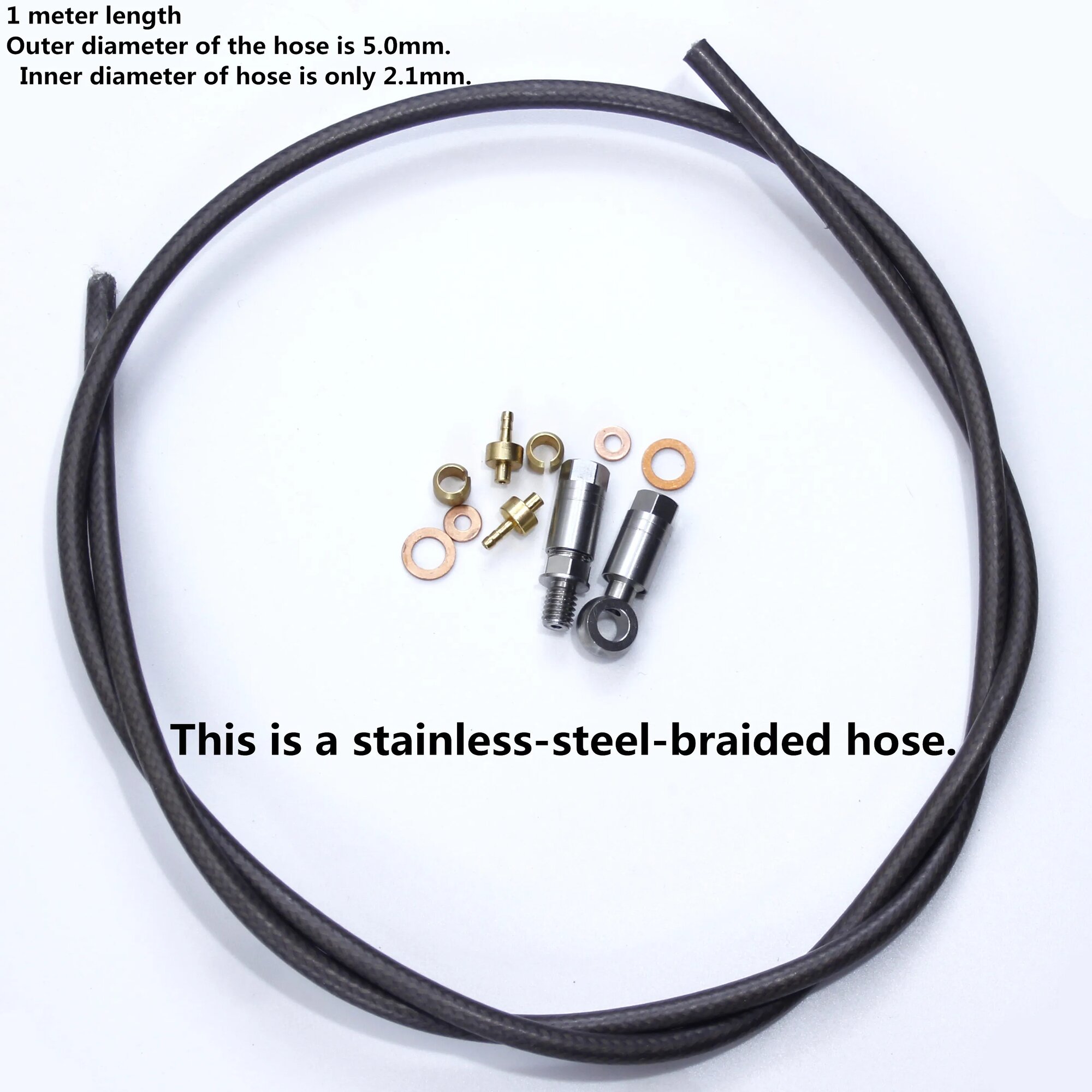 Тормозной шланг KINGSTOP для HOPE TECH3 EVO X2 E4 V4 option 1