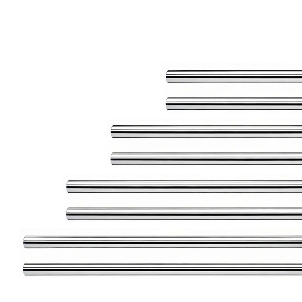 Детали для 3D-принтера: гладкий стержень длиной 8 мм, оптическая ось, хромированный стержень для 3D-принтера с ЧПУ, длина 100, 200, 300, 320, 330, 350, 390 мм