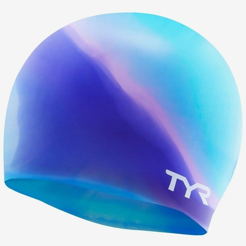 Шапочка для плавания TYR Multi Silicone Cap (545 Фиолетовый, O/S)