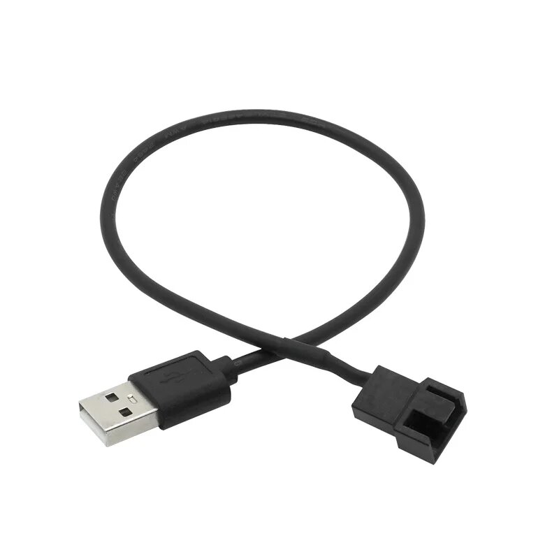 Кабель-адаптер USB на 3Pin вентилятор SanCableCord 30см/60см 3Pin 30CM