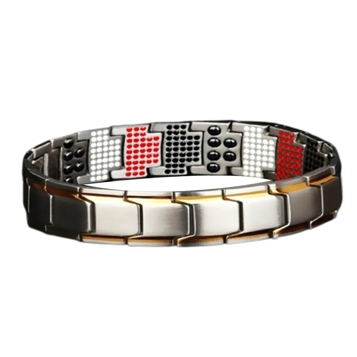 Съемный магнитный браслет, золото и серебро