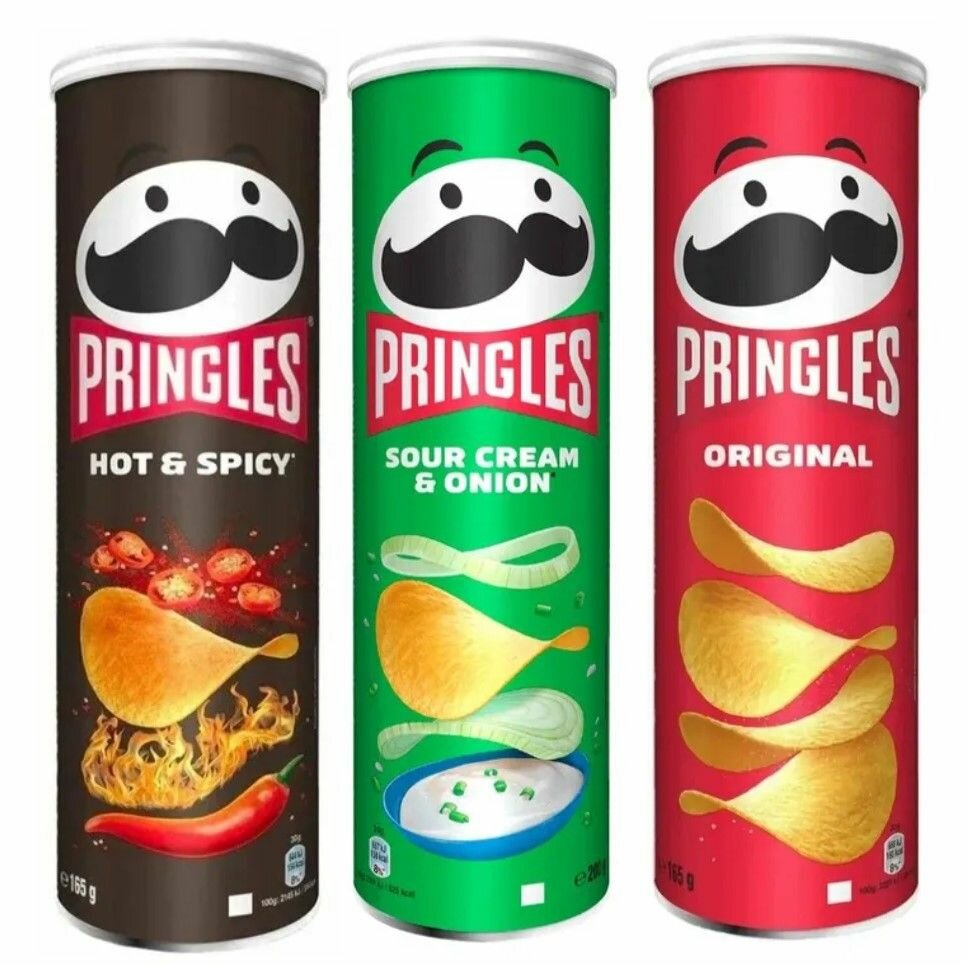 Чипсы Pringles 3 вкуса №3