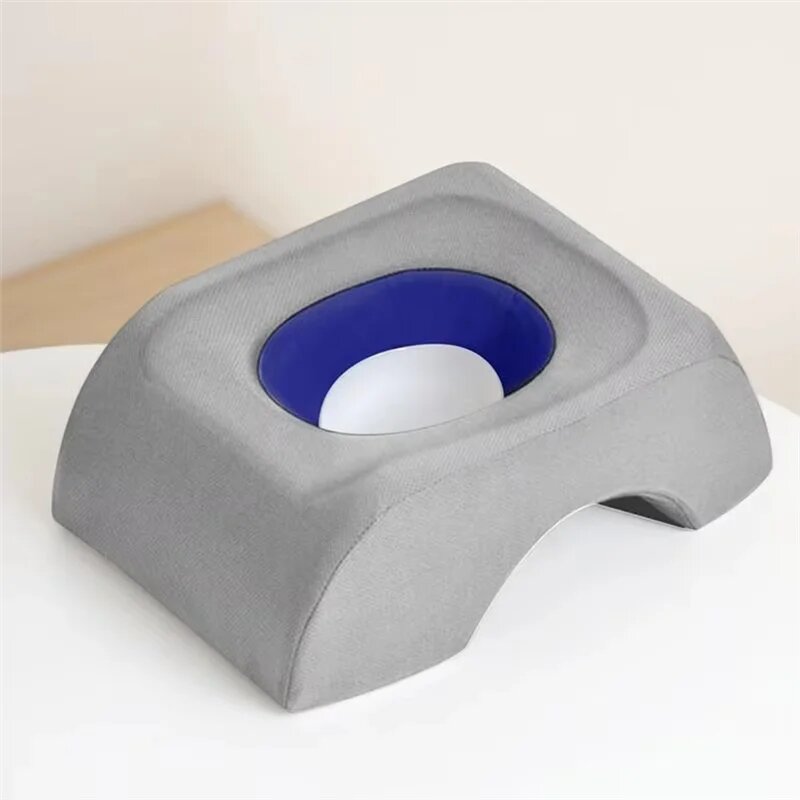 YIYI подушка для лица для массажной пены, колыбель для лица, квадратная массажная подушка для лица, удобная подушка для лица, эргономичная, дышащая, легкая