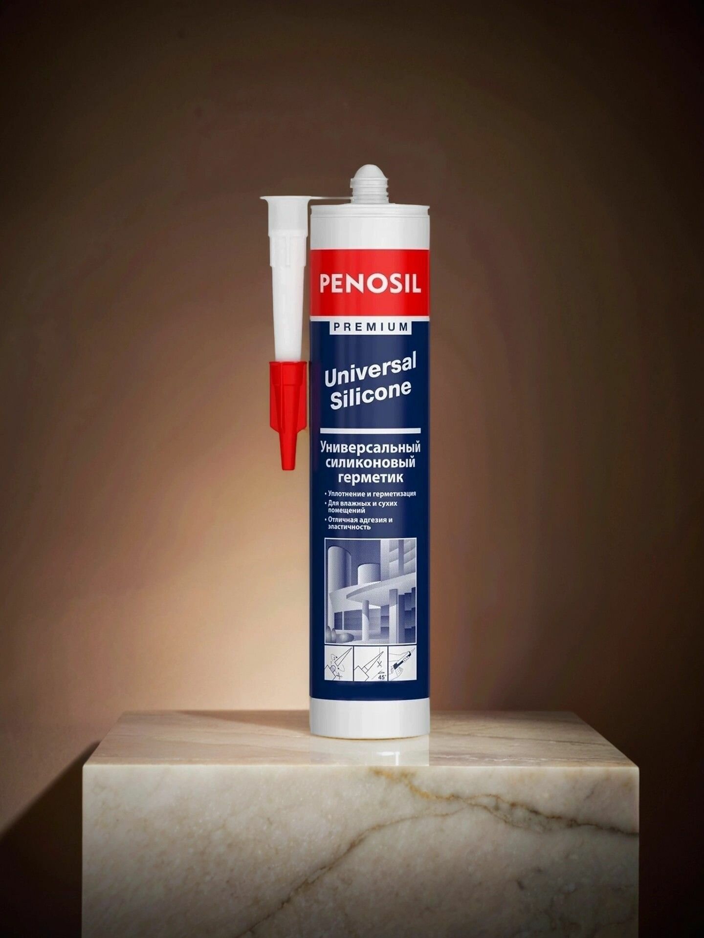 Герметик Penosil U, силиконовый универсальный, бежевый, 280 ml Н4180