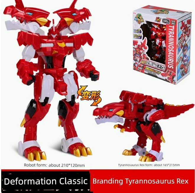 Xinqi взрывная колесница дракона 4-ядерная трансформированная золотая тираннозавр рекс робот роман тираннозавр четыре