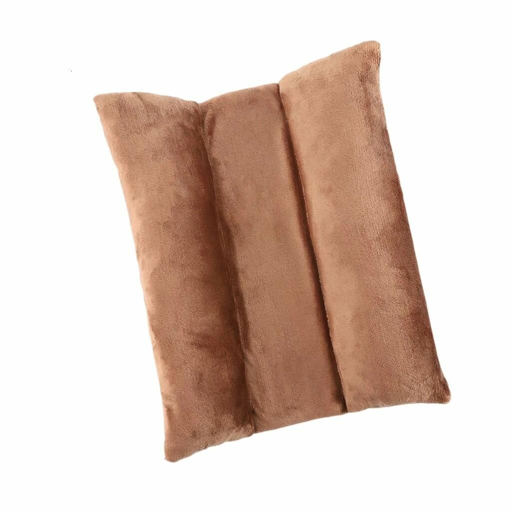 (1шт) Теплый коврик для сна в виде мягкой кровати с кроликом-светло-кофейного цвета