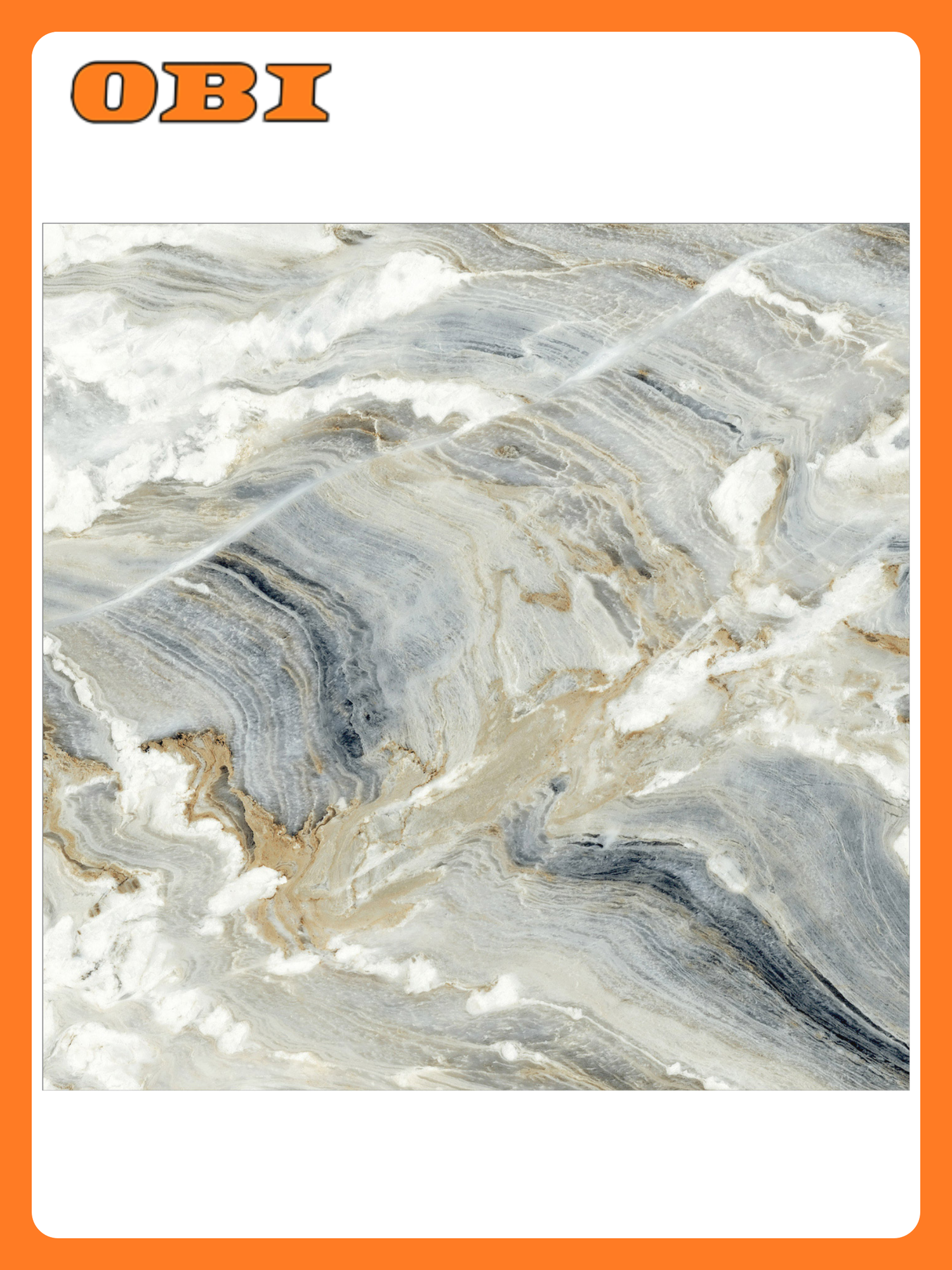 Керамогранит LCM "Cascade Natura Latte", полированный, 60x60 см, 1,44 кв. м, ректифицированный край