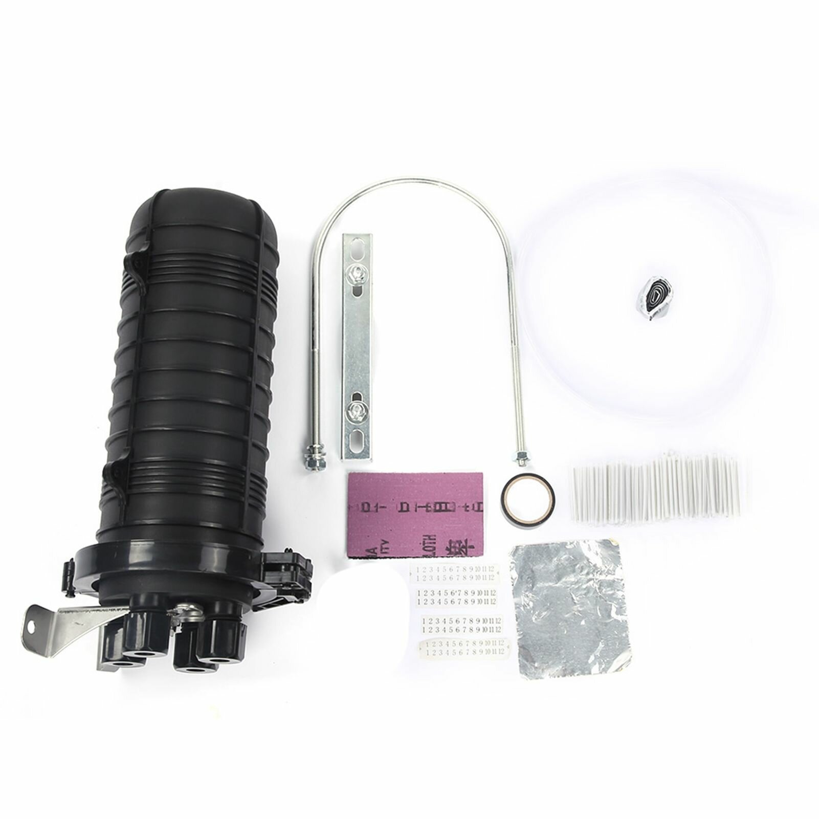 Коробка для соединения оптоволоконных сплайсов IP68 водонепроницаемая с вертикальной заглушкой96 Core