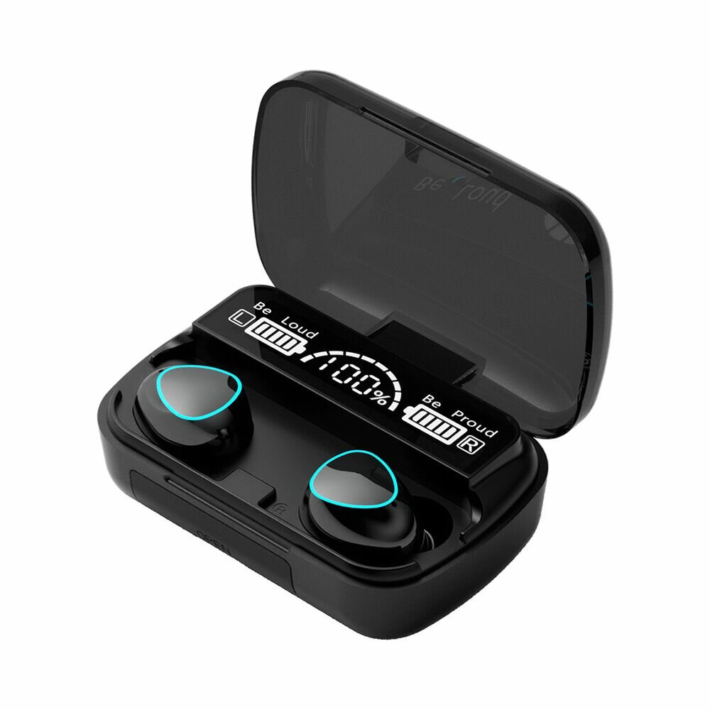 Наушники M10 True Wireless, комплект: 1 пара наушников, 1 зарядная линия, 2 пары насадок для ушей, 1 зарядный кабель, 1 инструкция