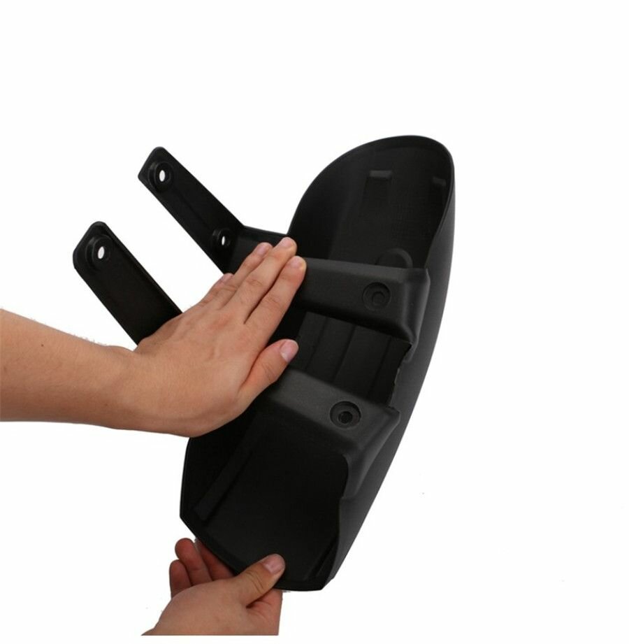 Крыло Заднего Колеса Мотоцикла Черное ПВХ