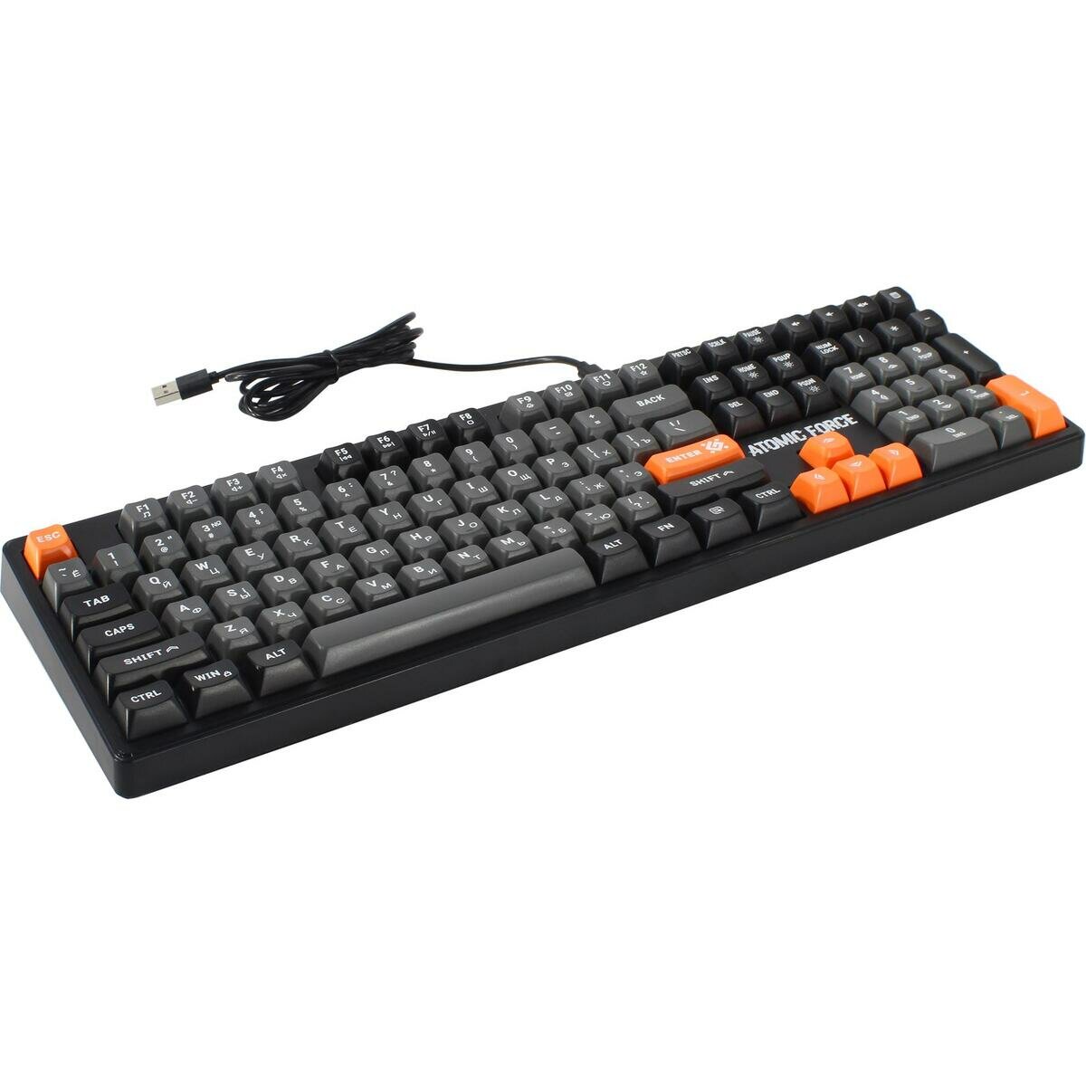 Клавиатура Defender Atomic Force GK-005 108КЛ, подсветка клавиш <45005>