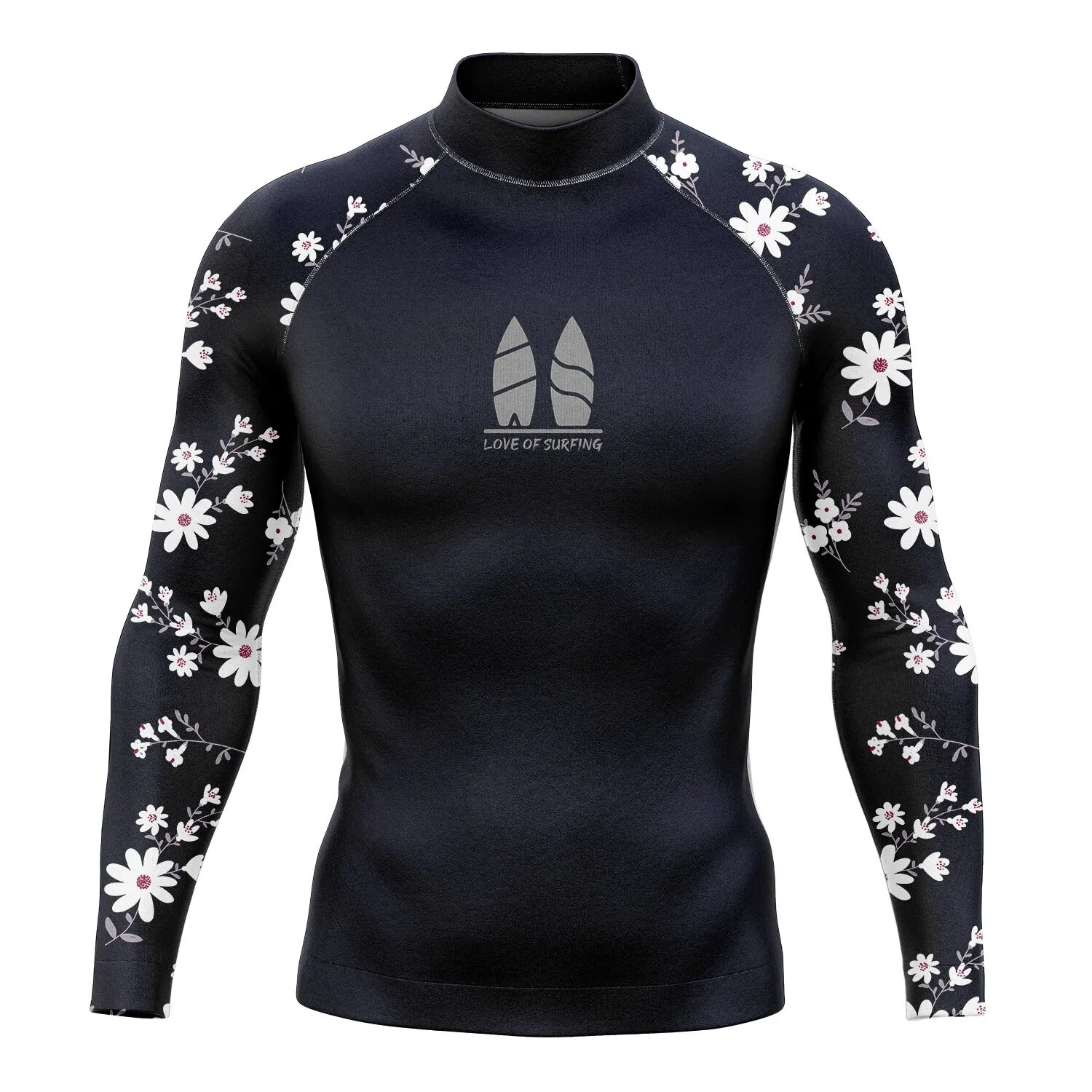 Летняя мужская длинная спортивная одежда, женская одежда для пляжа, одежда для защиты от УФ-лучей, Теплые Топы для серфинга и представлений Темно-синий, XXXL, 9