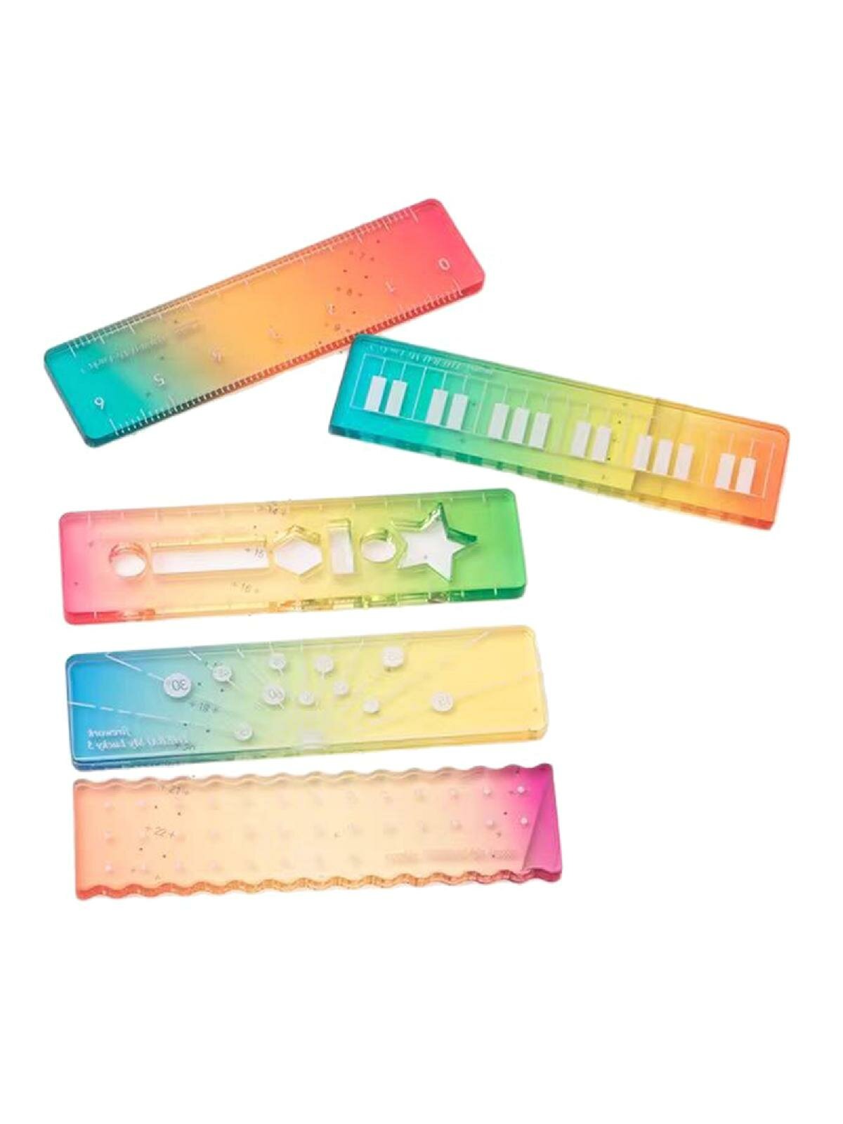 Универсальная линейка для рисования, легкий карманный инструмент, необходимый студенту