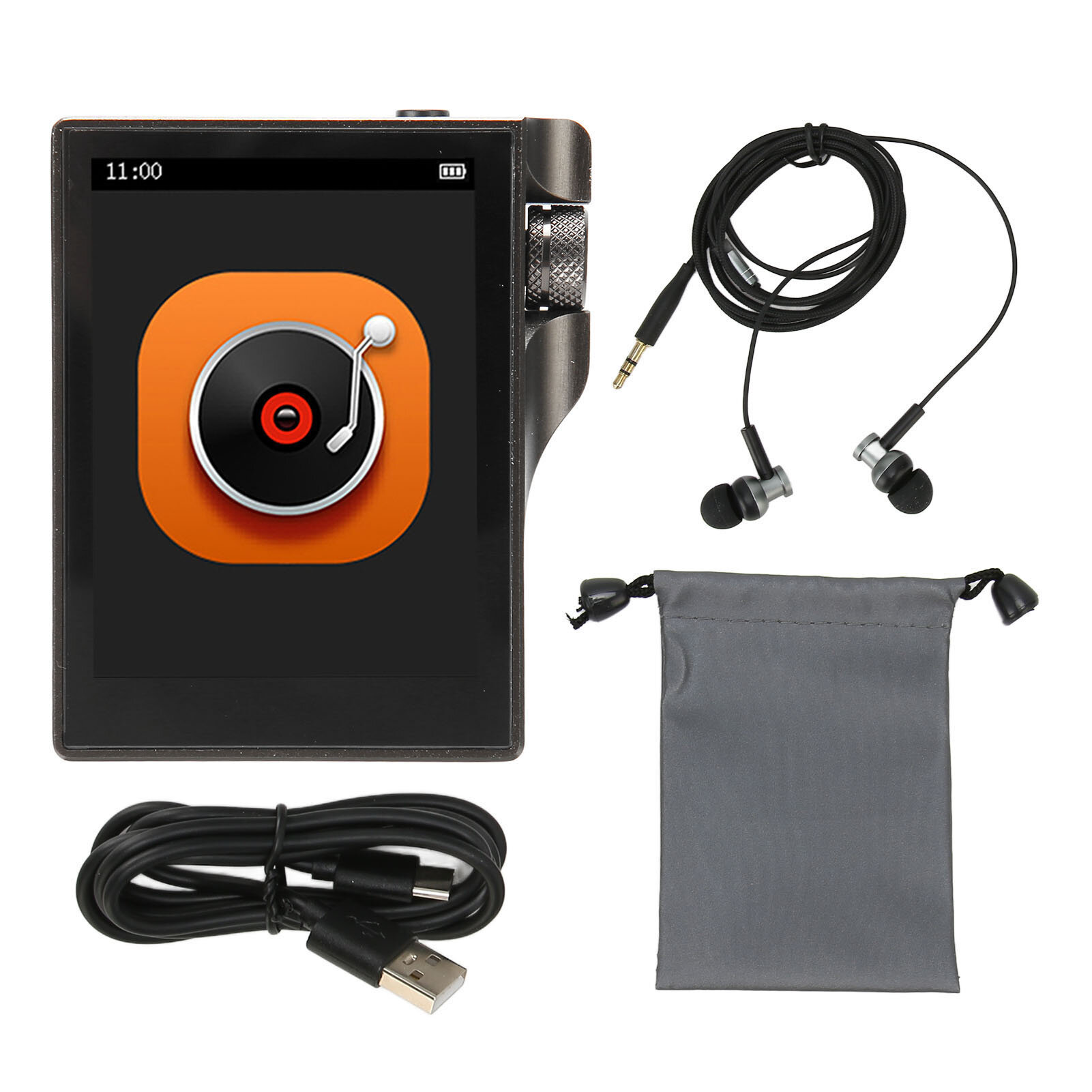 MP3-плеер 2.4", сенсорный, Hi-Fi DSD, 32+128GB