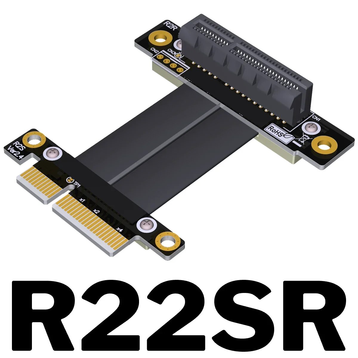 ADT-Link Uдлинитель PCI-E 3.0x4 для NVMe SSD 10cm, R22SR