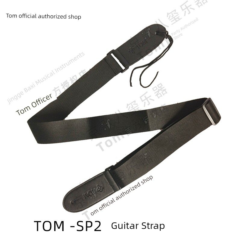 Ремень для гитары Tom SP2, хлопковый, высококачественный, для электрогитары, наплечный, кроссбоди, без сверления, с