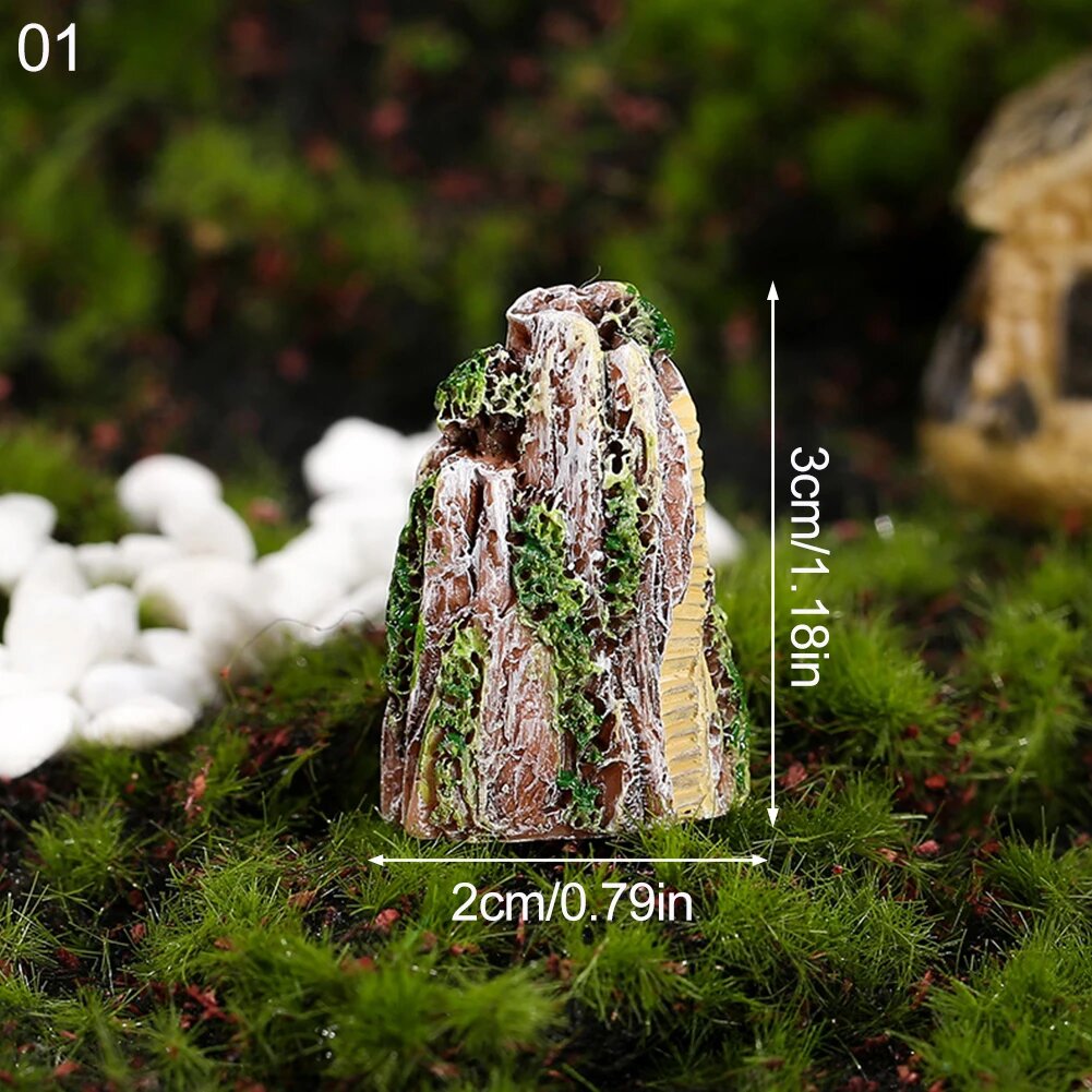 Декоративный камень для аквариума из смолы 01