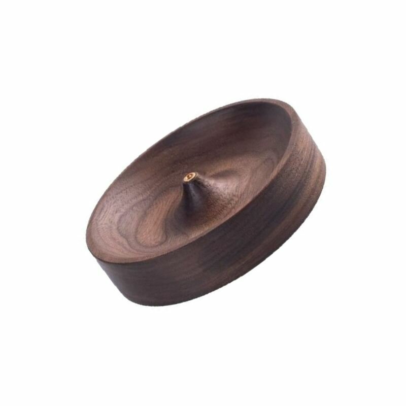 Деревянная основа для благовоний из черного ореха