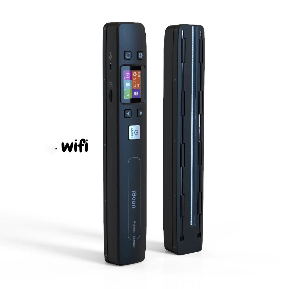 Портативный сканер документов iScan 1050 DPI Black wifi