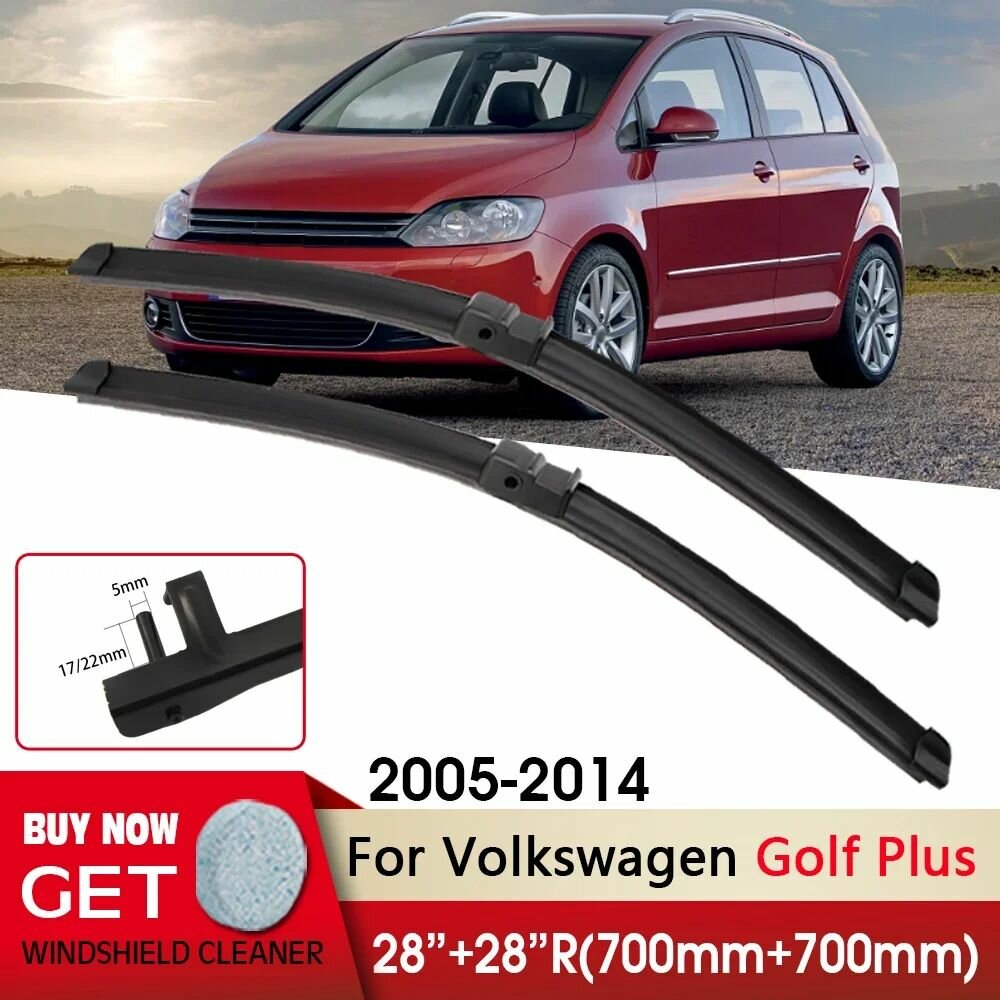 Автомобильный стеклоочиститель передняя щетка 28 " 28" R для Volkswagen Golf Plus 2005-2014