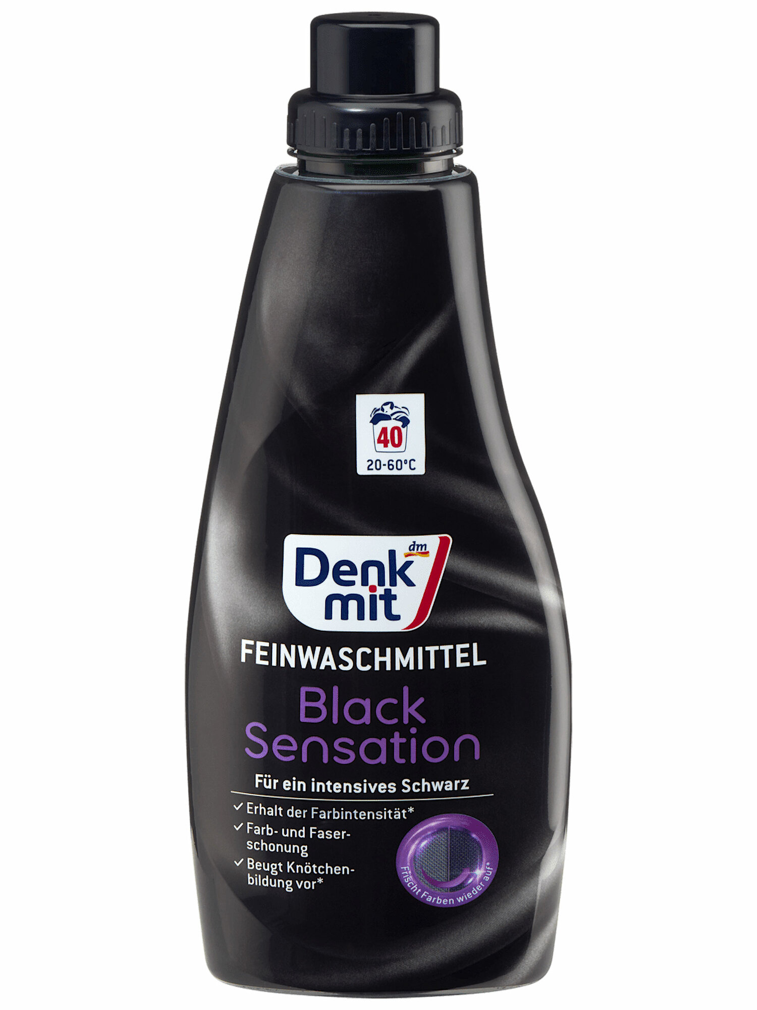 Гель для стирки черного белья Denkmit Black Sensation 40 стирок, 1 л