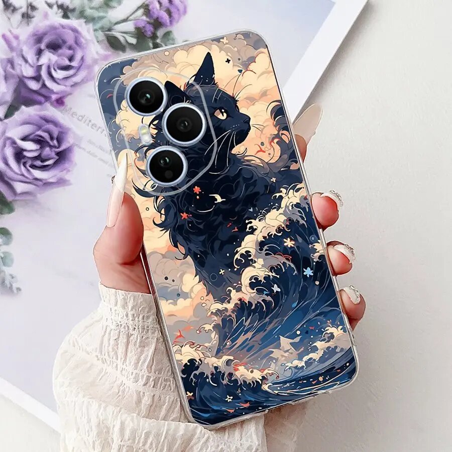 Чехол Honor 400 Pro, черный, противоударный