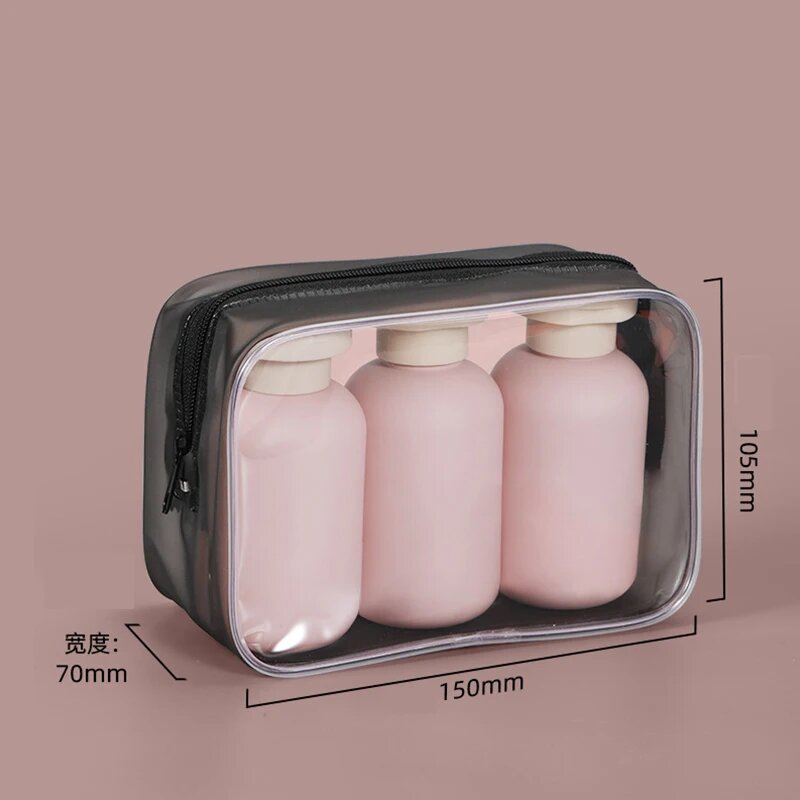 3 шт. герметичная дорожная бутылка с откидной крышкой, набором бутылок для шампуня и кондиционера, многоразовые контейнеры для лосьона, шампуня для крема