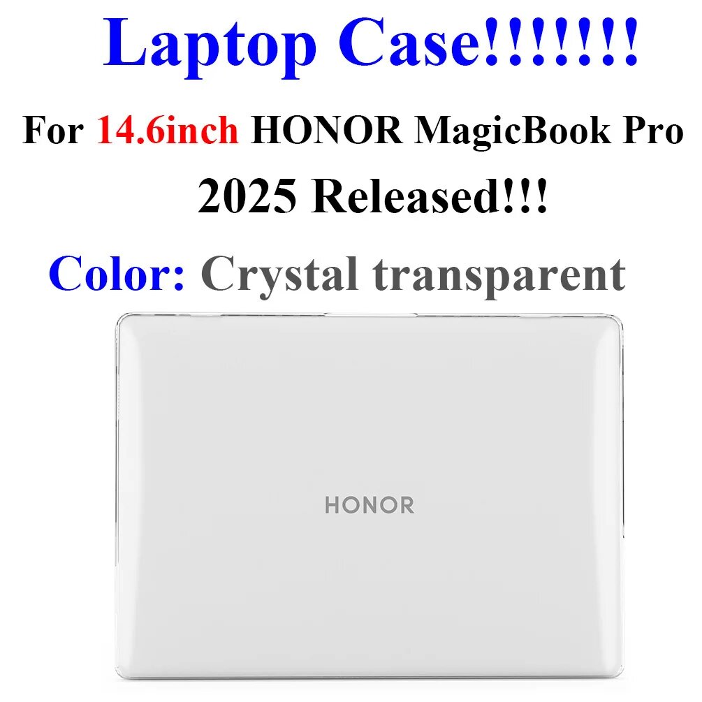 Чехол для ноутбука HONOR MagicBook Pro 14, Crystal Transparent