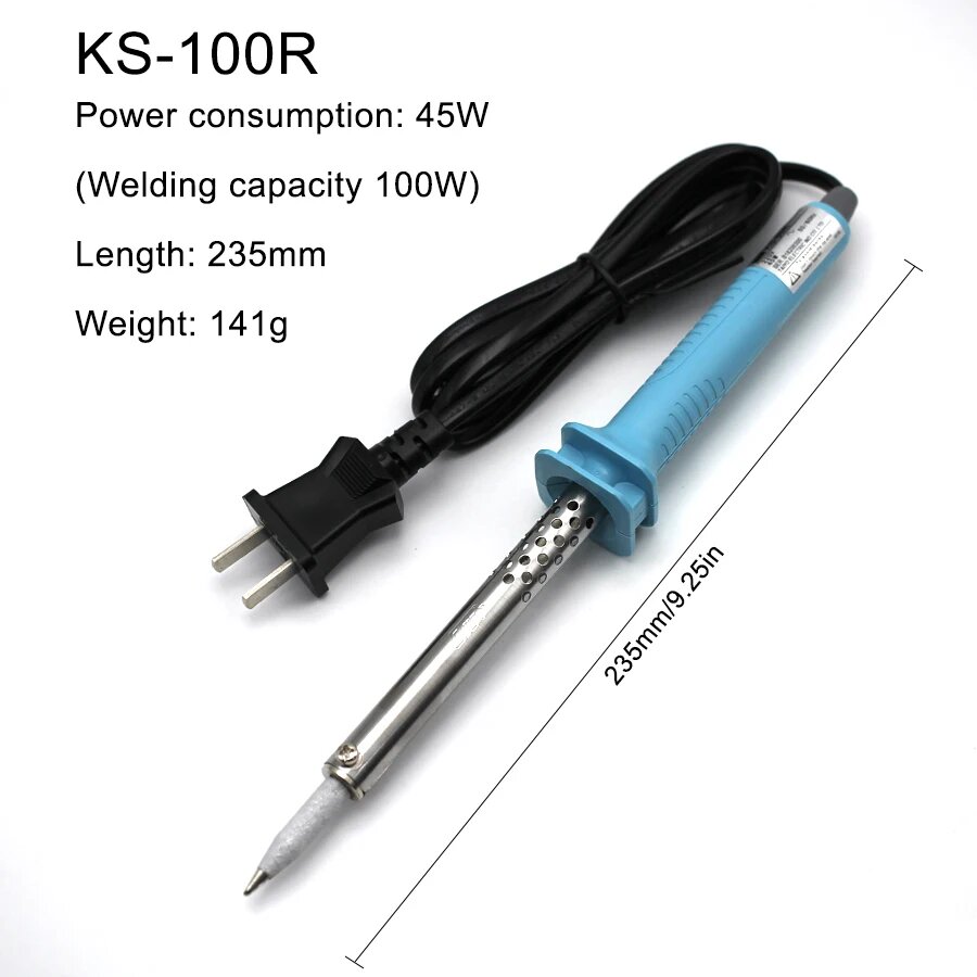 Паяльник электронный KS-100R, 45W, 235mm