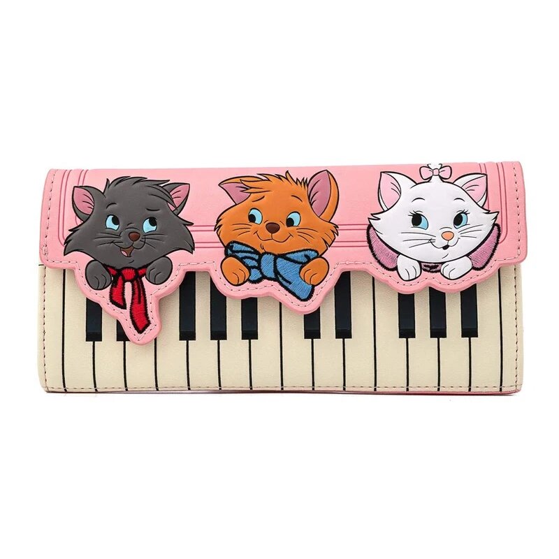 Кошелек Loungefly Aristocats Kittens Piano, белый