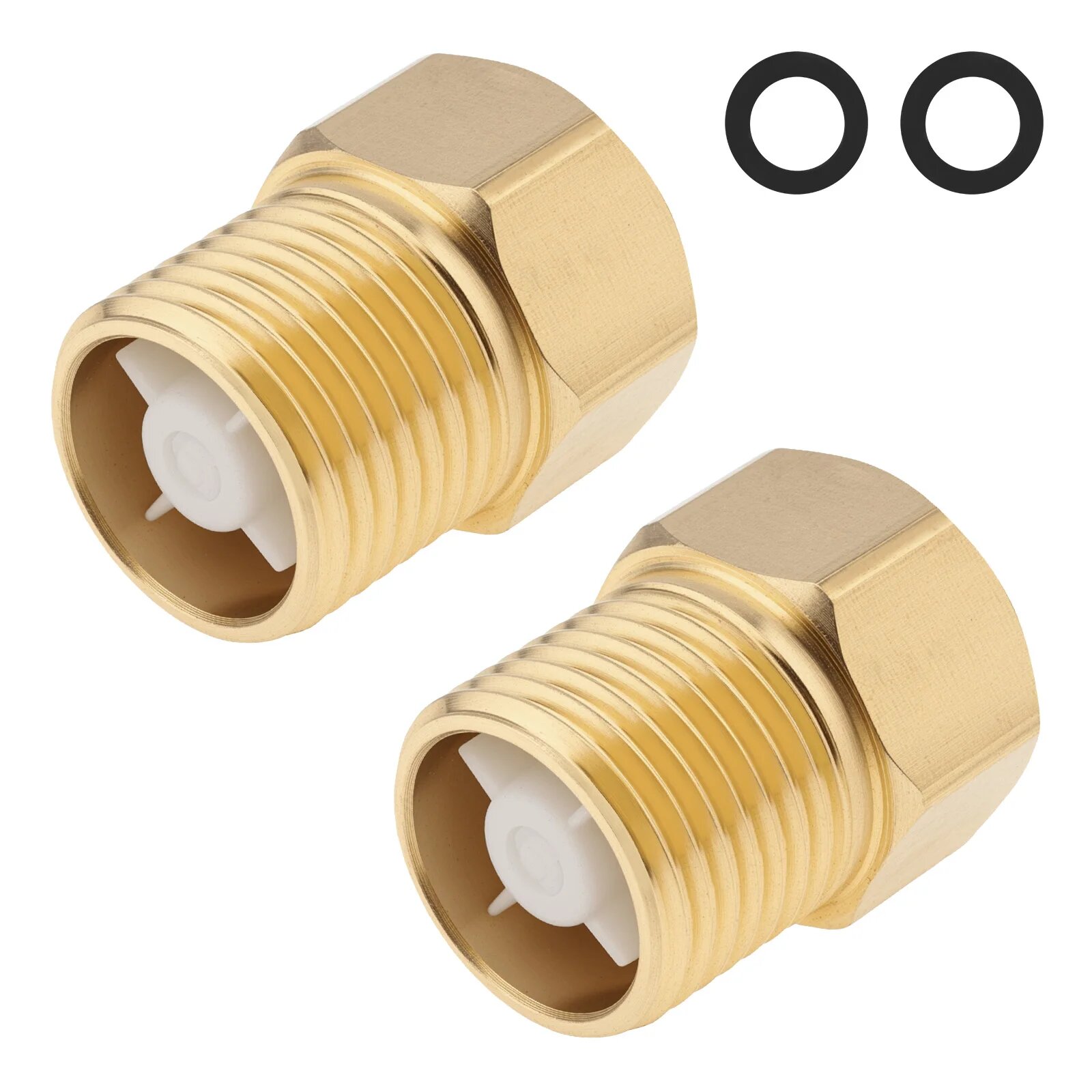 2 шт. латунный односторонний обратный клапан для водяных башней, водонагреватели, туалет, внутренняя и наружная резьба, предотвращающий обратный клапан