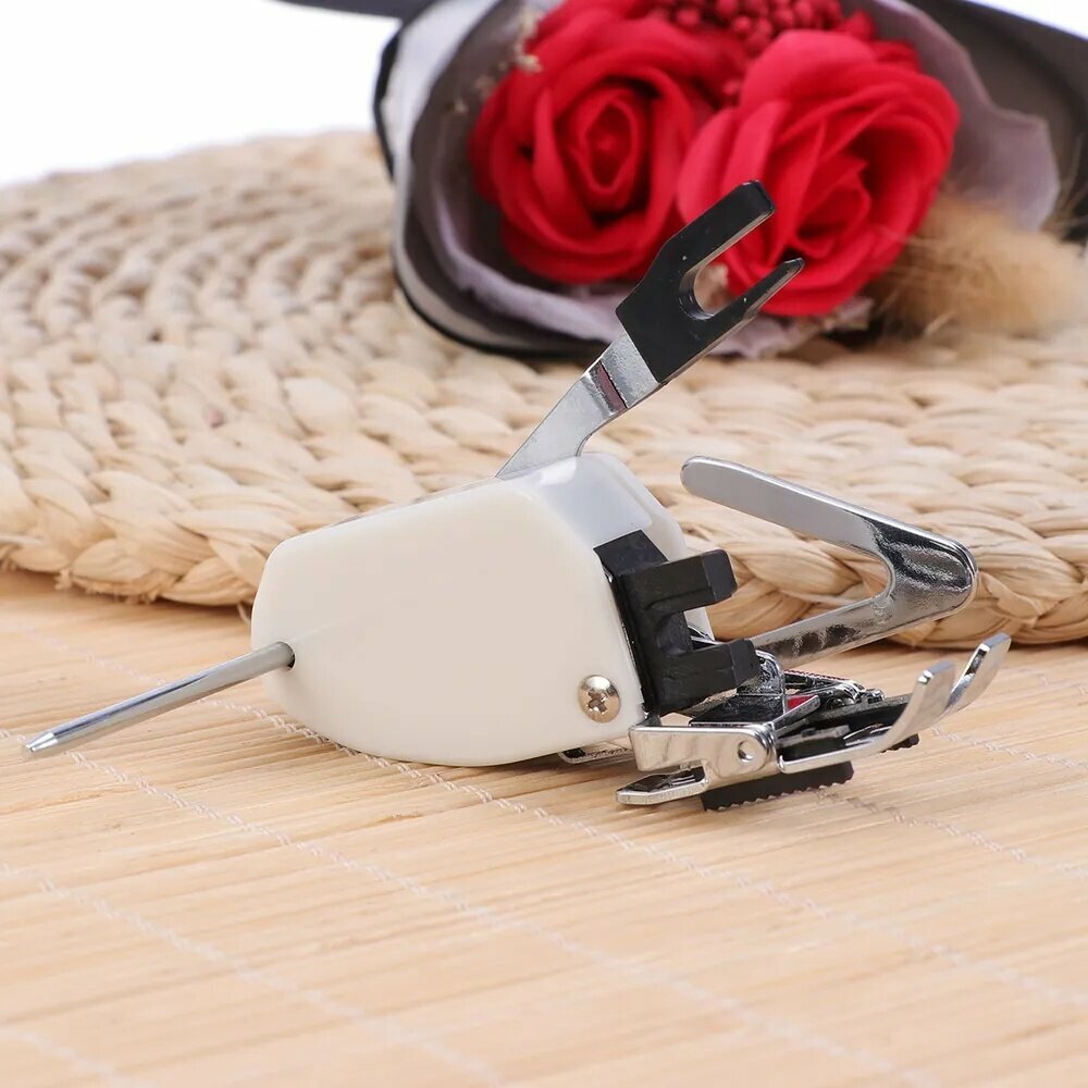 Скручиваемая прижимная лапка с направляющей для домашних швейных машин, равномерная подача ткани