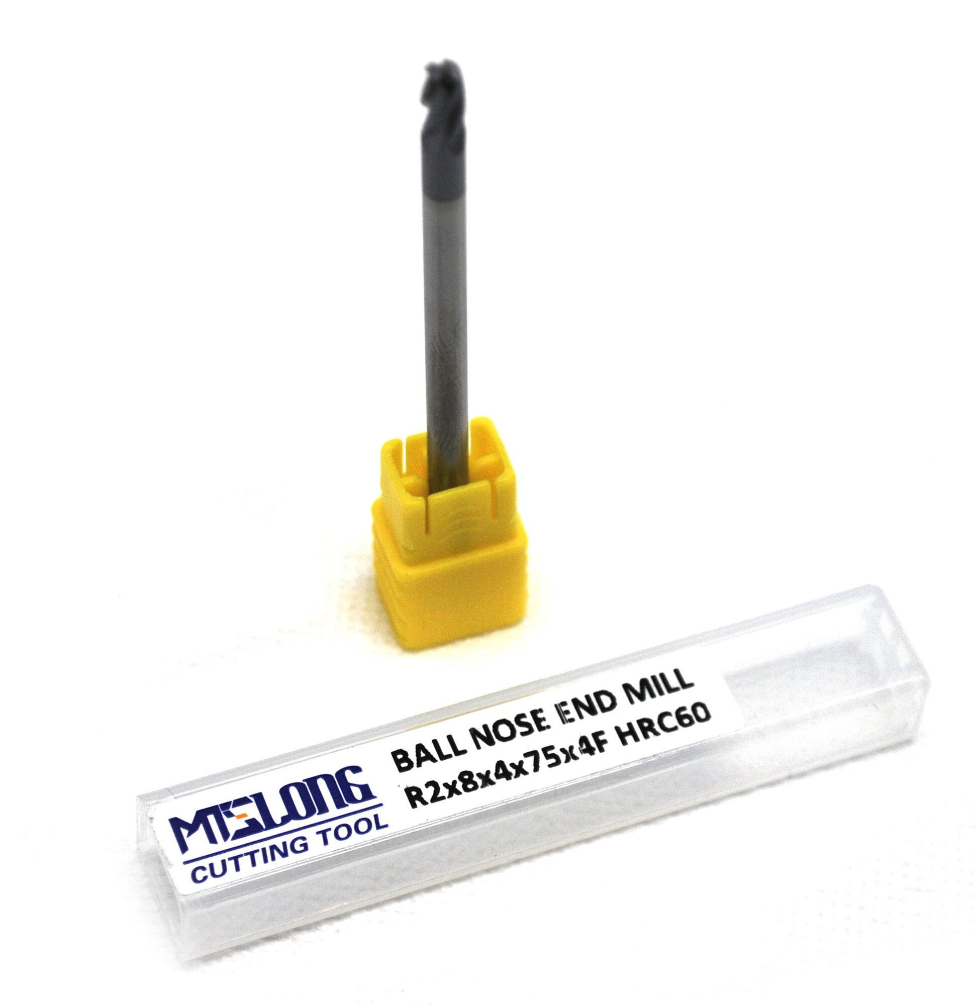 Фреза радиусная твердосплавная D4 мм HRC60 R2x8x4x75x4F