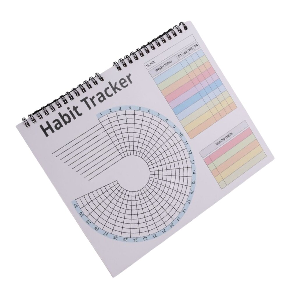 Цветовой план отслеживания привычек -Стиль 2