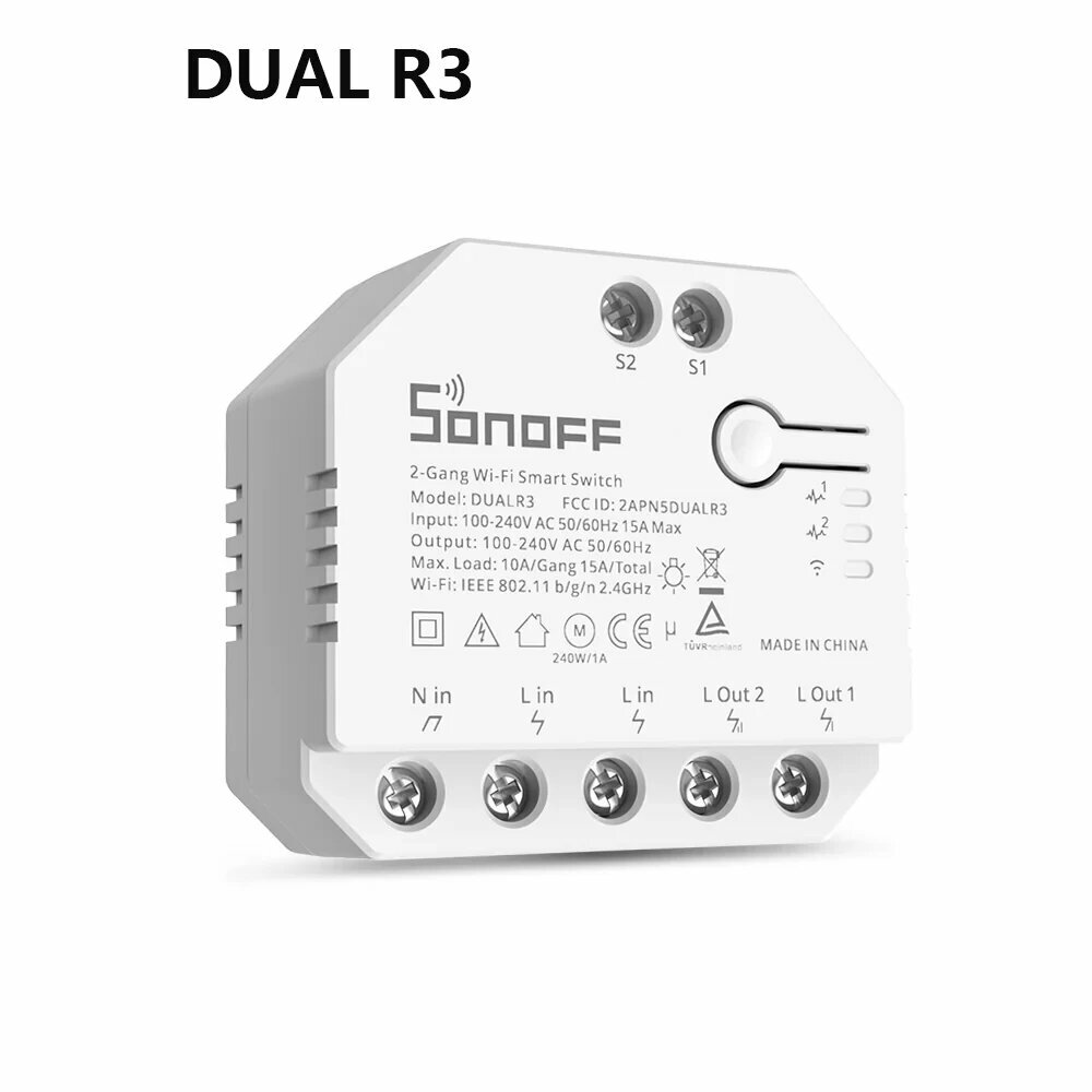 SONOFF DUAL R3 2-Gang Wi-Fi Smart Switch