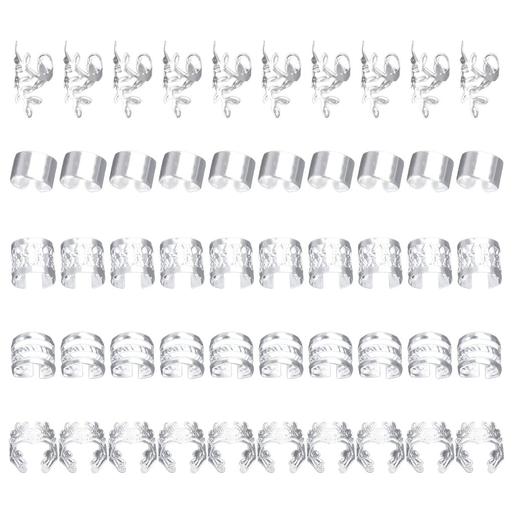 Золотые этнические бусины для волос, свободные спиральные украшения для волос, кольца для волос, Дреды, кольца для кос, заколка для волос, зажим для кос