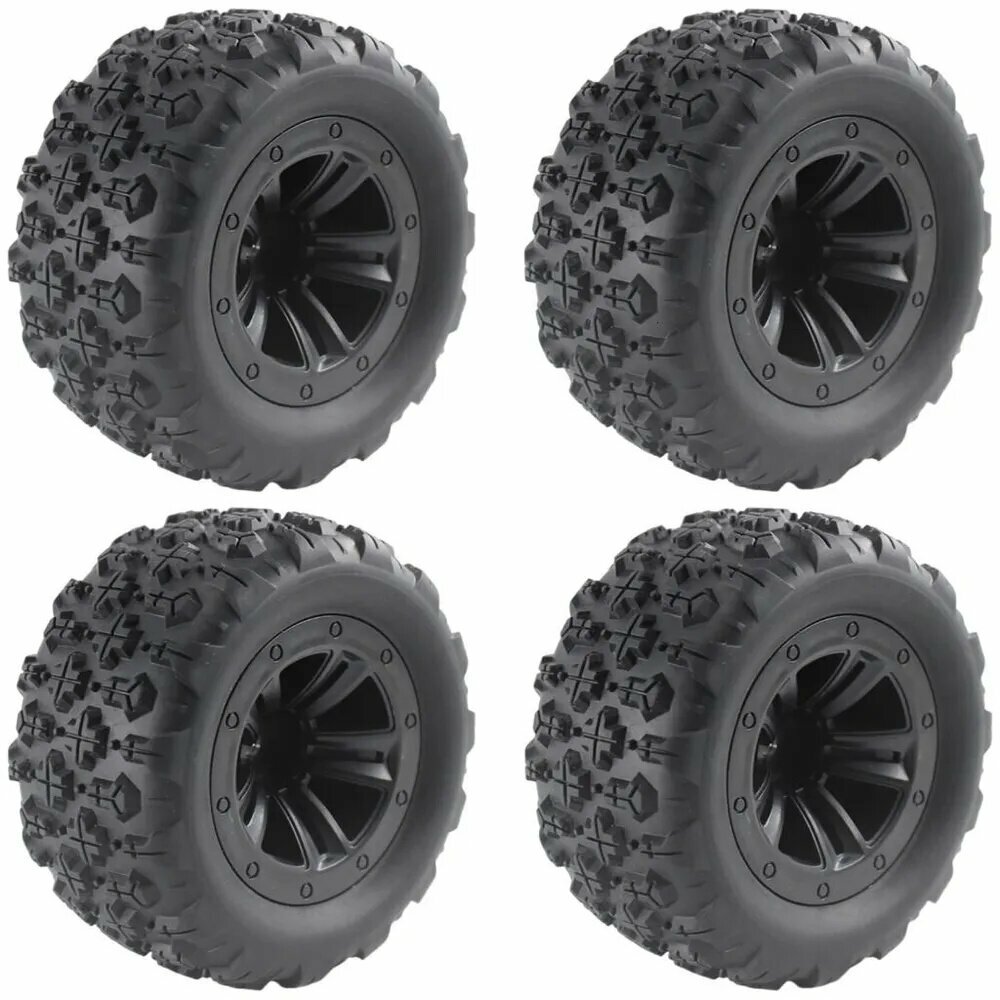 4 внедорожных колеса с премиальным резиновым протектором